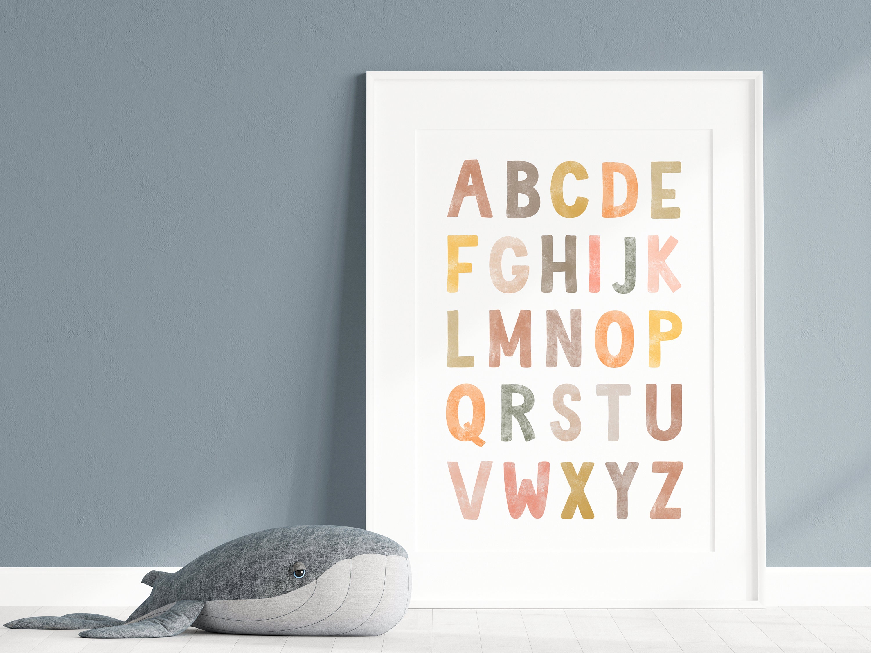 Alphabet Educational Poster, Kids Colourful Print, Kids ABC Printable ...
