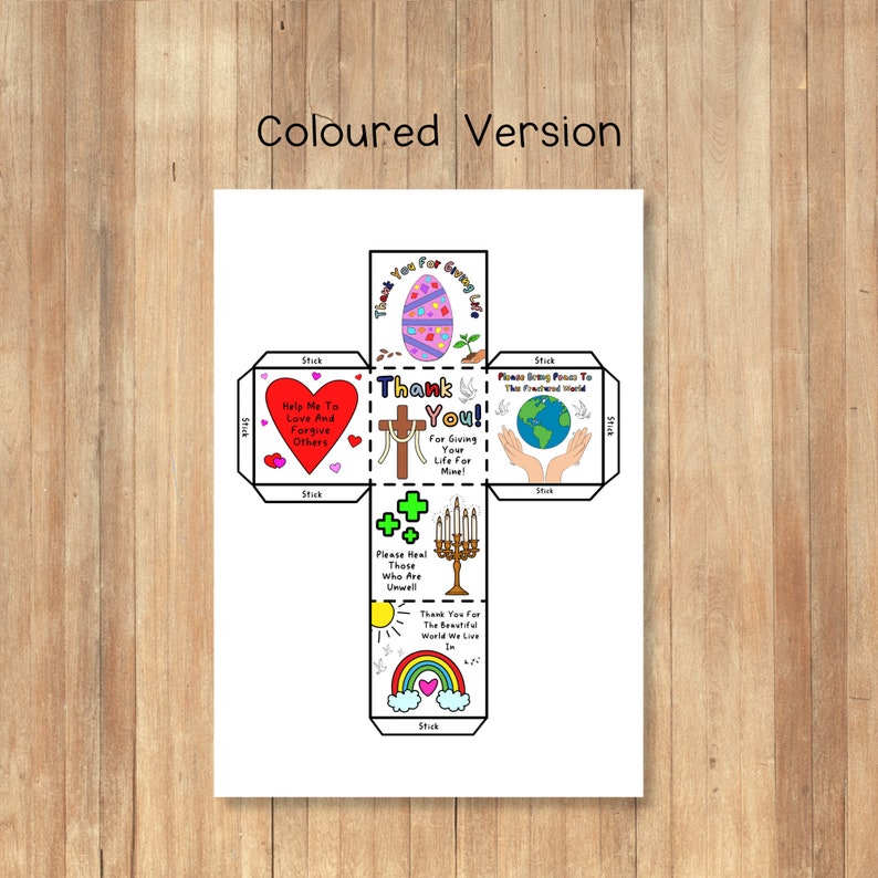 Easter Prayer Cube, Bible Activity, Kids Church Activities, Memory Game ...