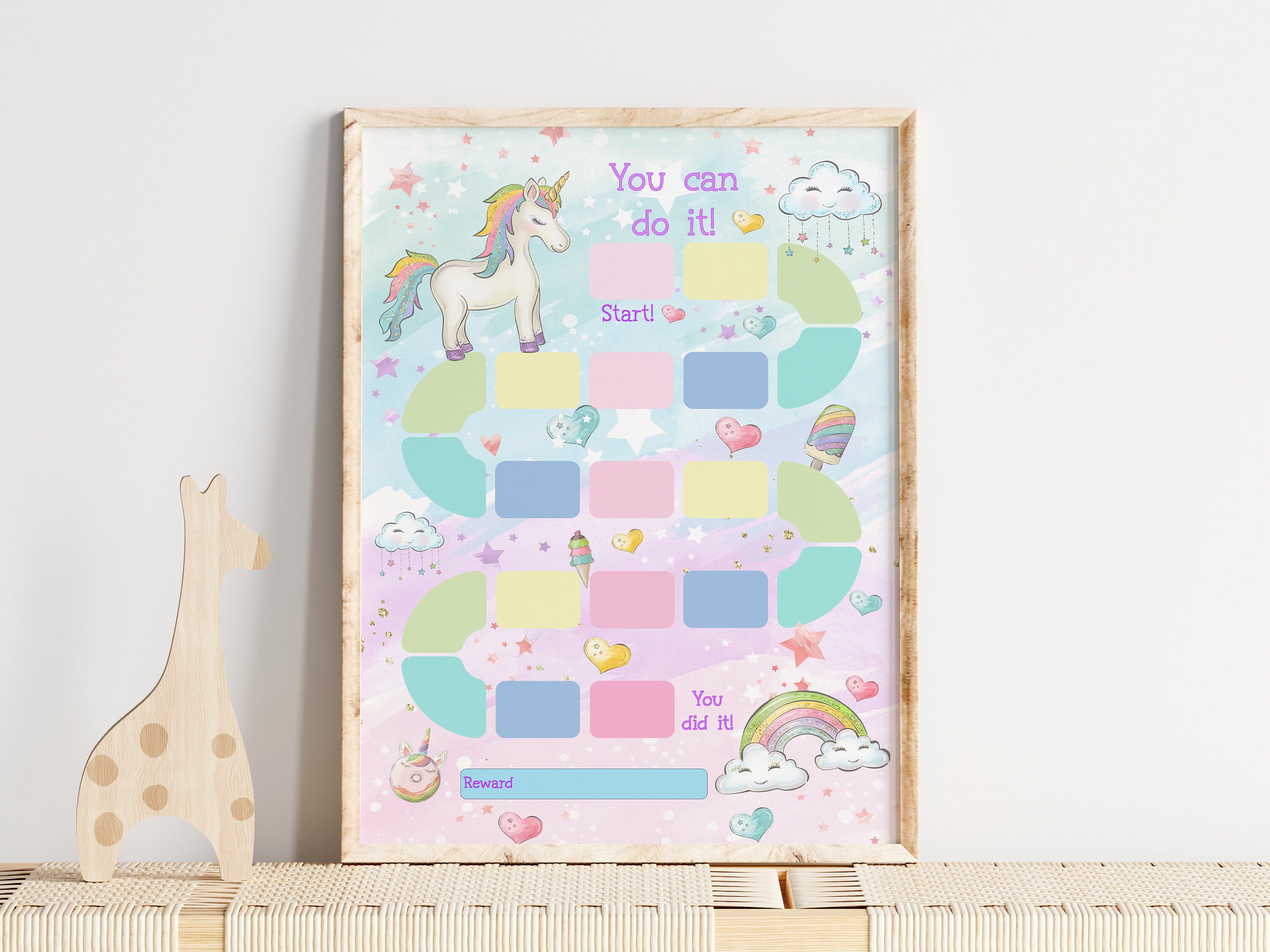 Kids Reward Chart Bundle, Girls Rewards Chart, Girls Behaviour Chart ...