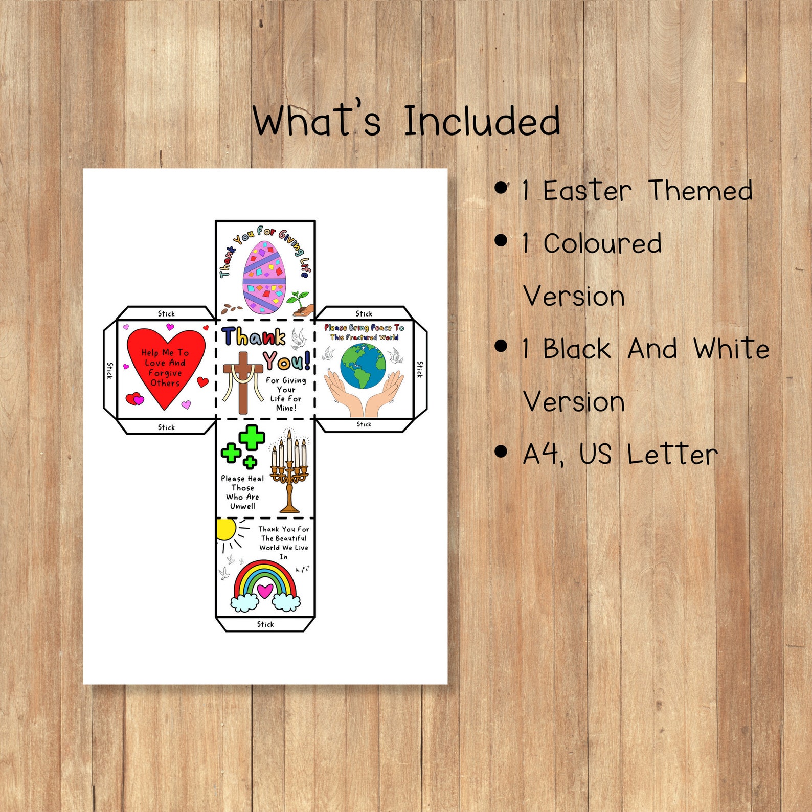 Easter Prayer Cube, Bible Activity, Kids Church Activities, Memory Game ...