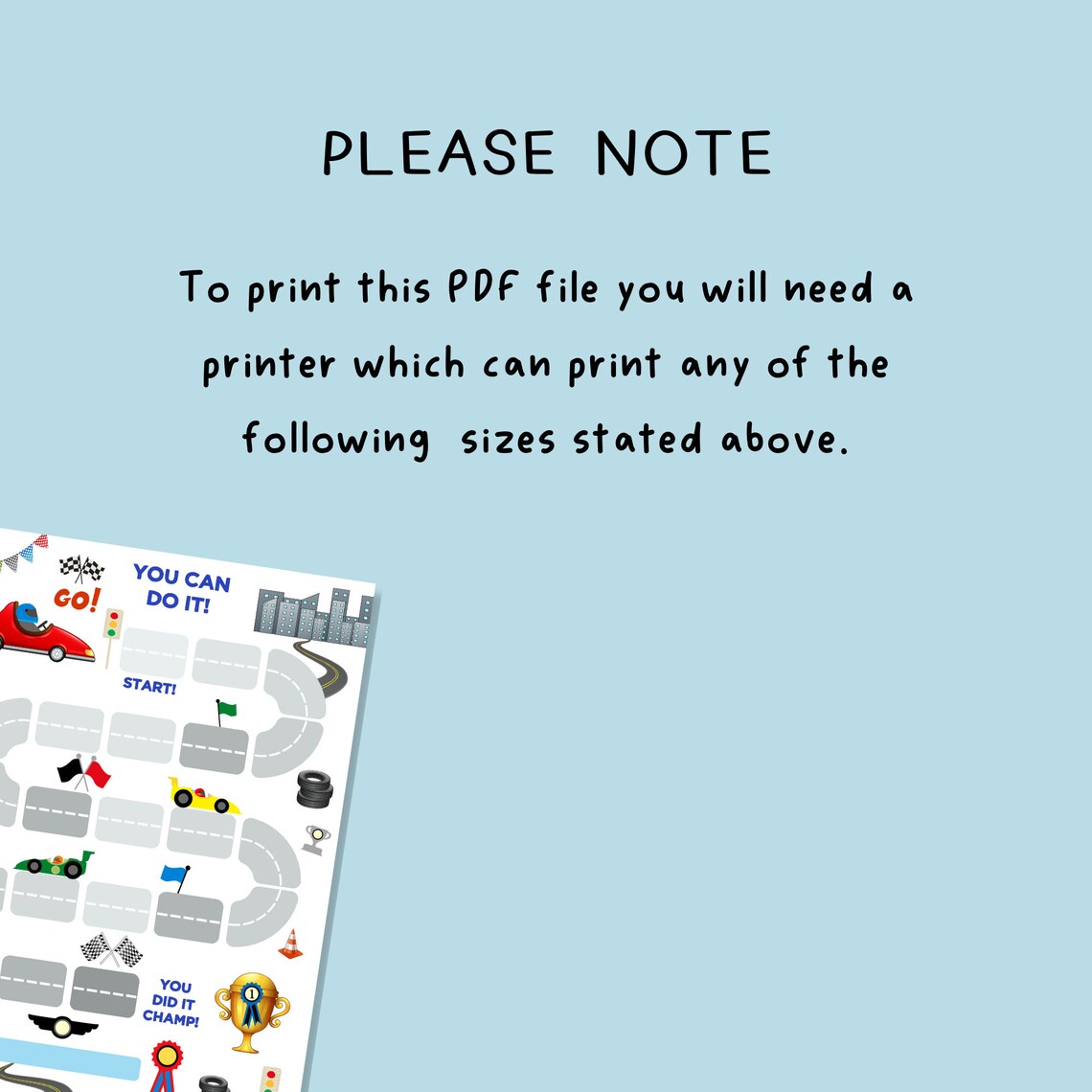 Racing Rewards Chart, Behaviour Chart, Children Sticker Sheet ...