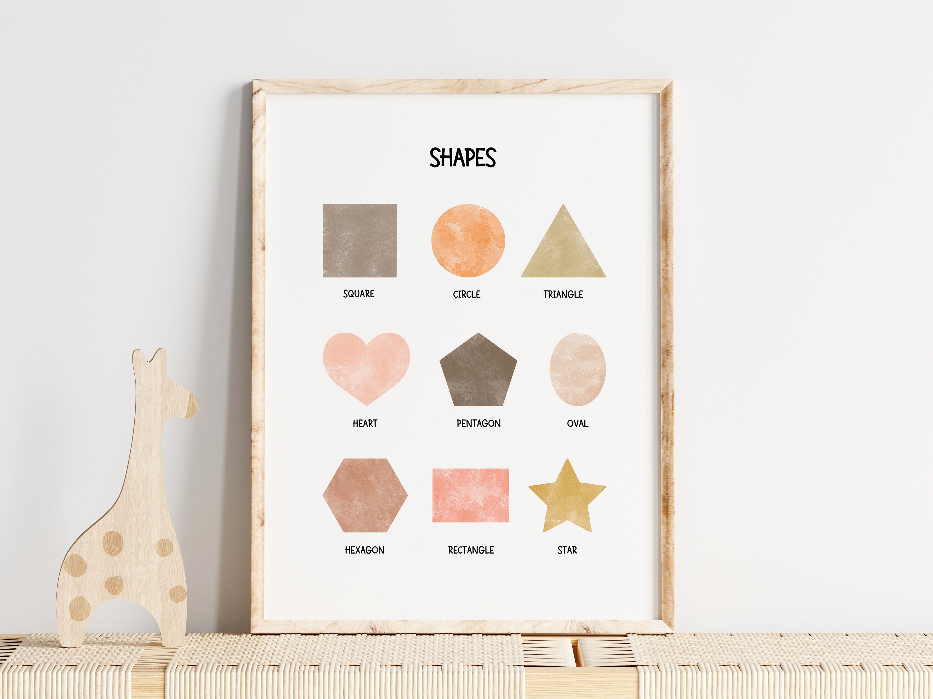 Kids Educational Poster Bundle, Preschool Learning Posters, Kids ...