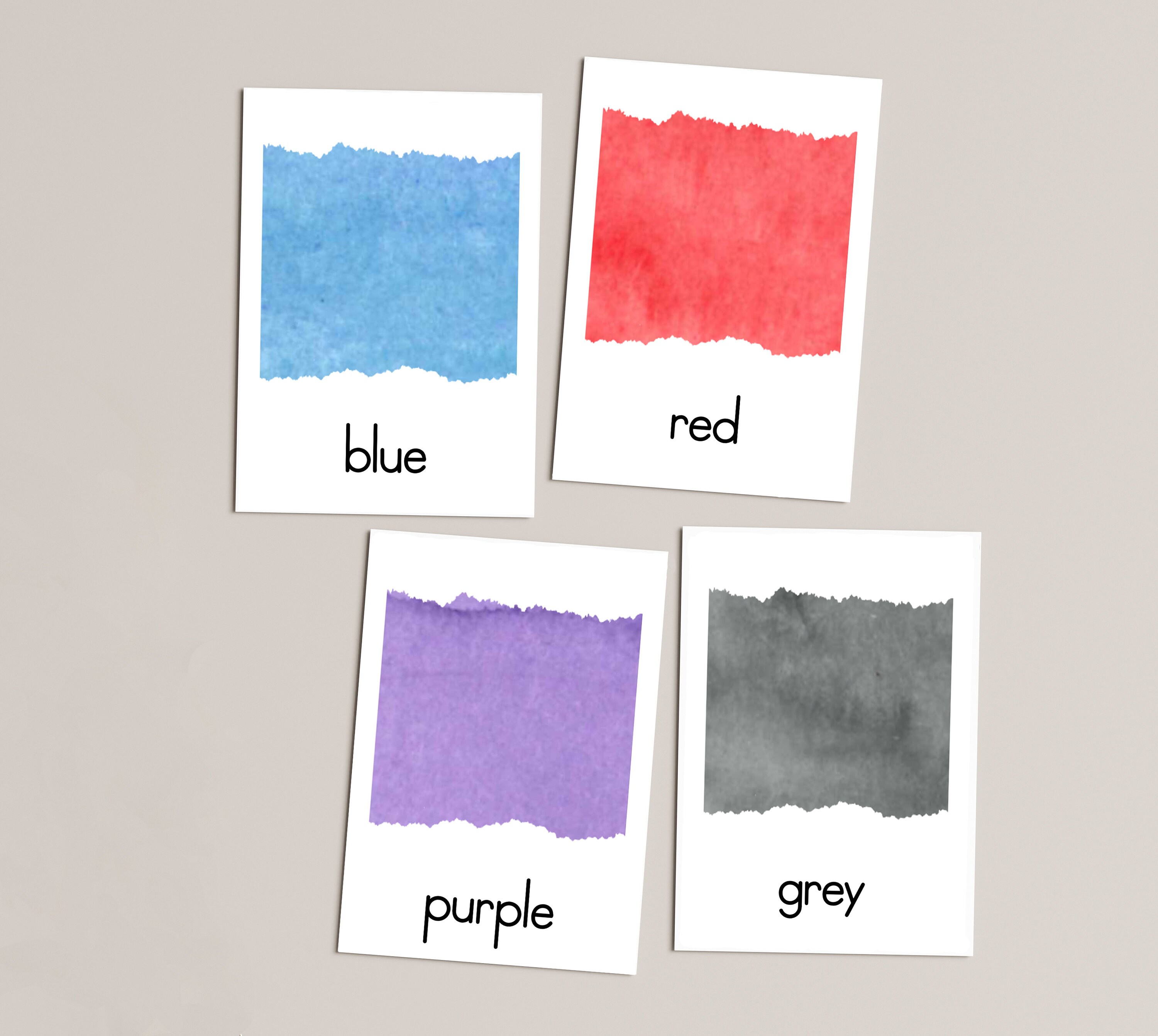 Printable Color Flashcards, Kids Flashcards, Kids Color Flashcards ...