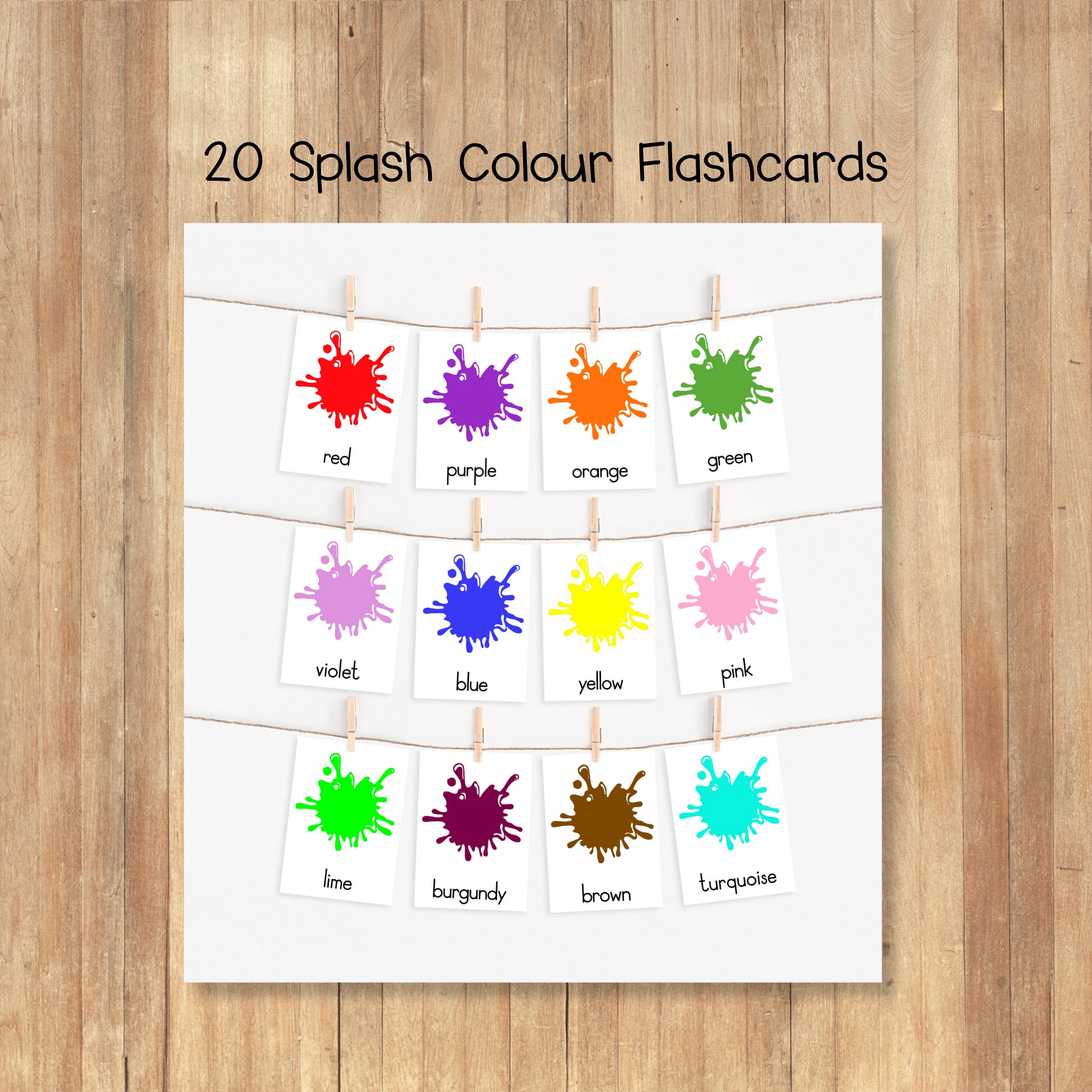 Printable Flashcard Bundle, Kids Flashcards, Kids ABC Printable ...