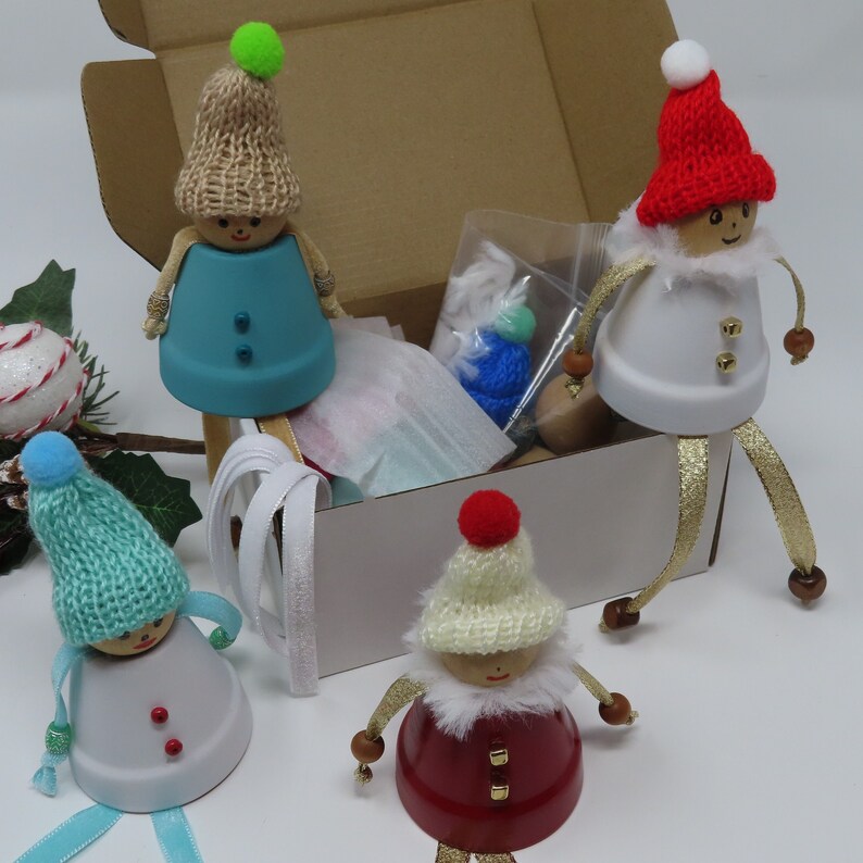 DIY Christmas Craft Kit Christmas Caroler Ornament Kit - Etsy