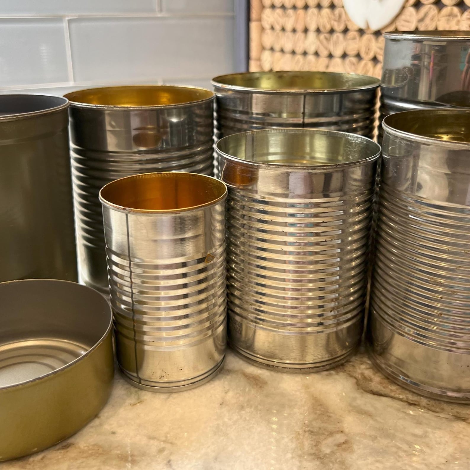 Metal Cans: Cleaned, Crafting Upcycled Tin, Assorted Sizes - Etsy