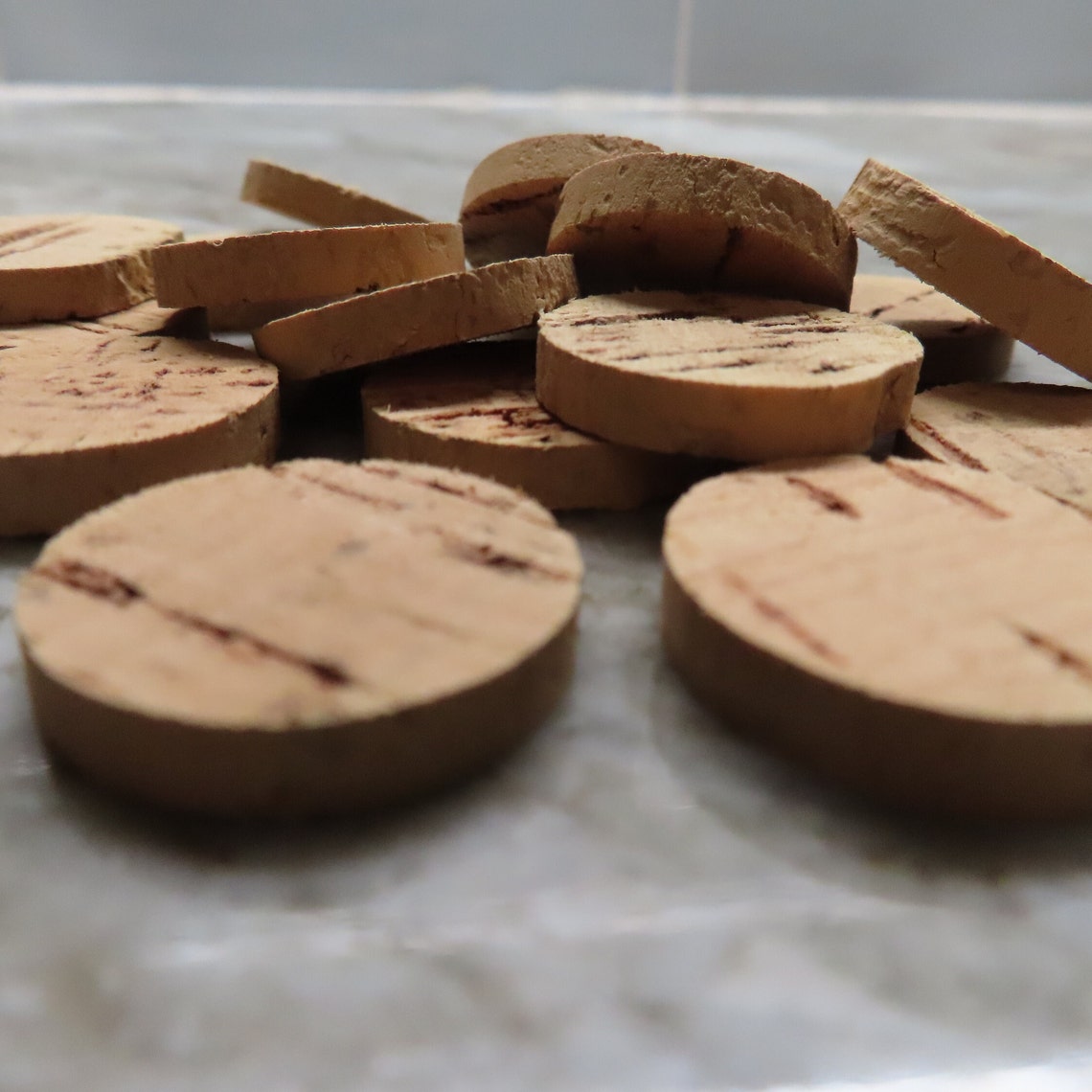 Corks, Cork Slices, Cork Rounds, Natural Cork Circles, Cork for Craft ...