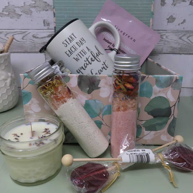 Tea Gift Box, Gift Basket, Tea Cup Gift, Relaxing Tea Gift, Gift for ...
