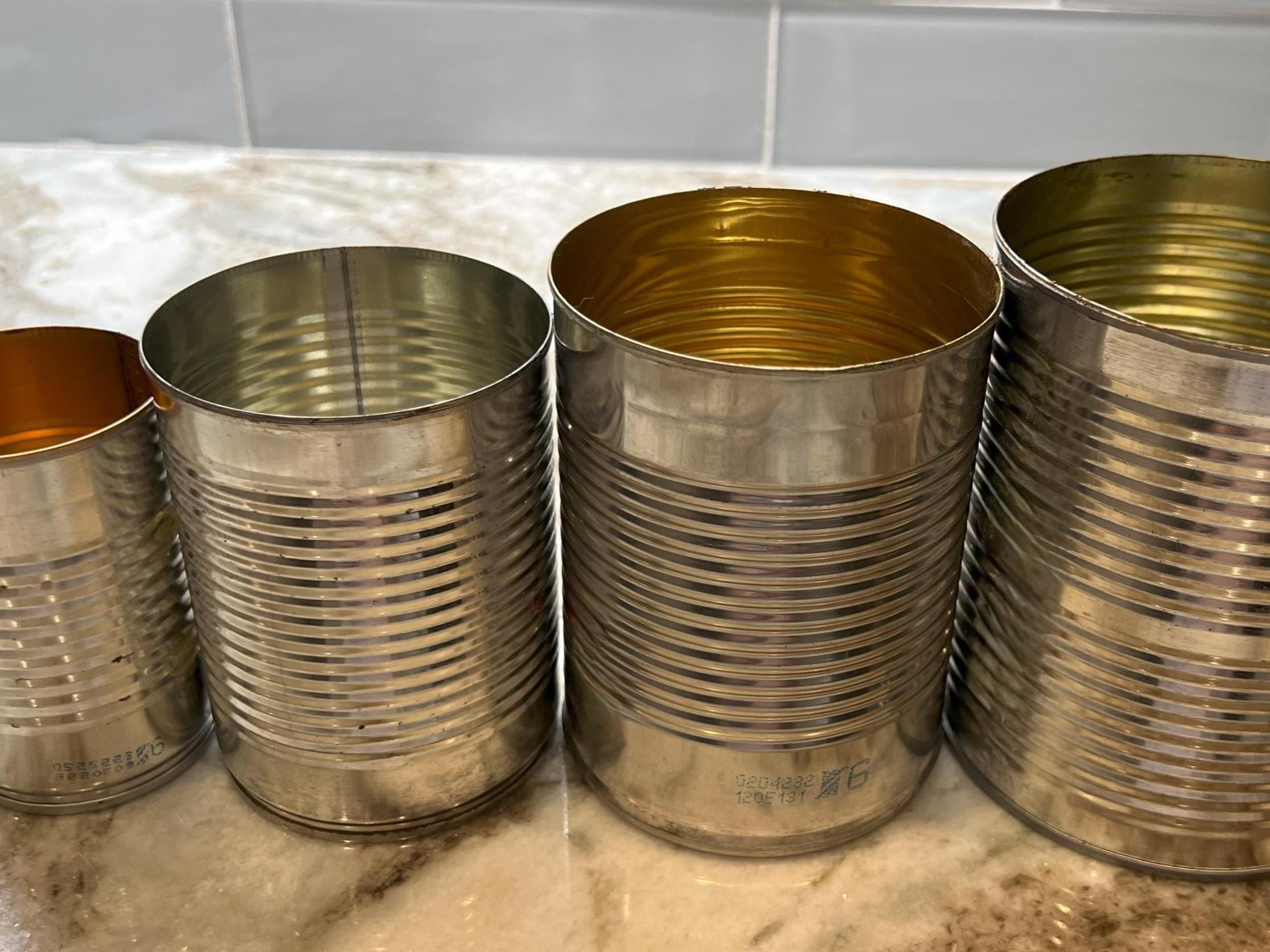 Metal Cans: Cleaned, Crafting Upcycled Tin, Assorted Sizes - Etsy