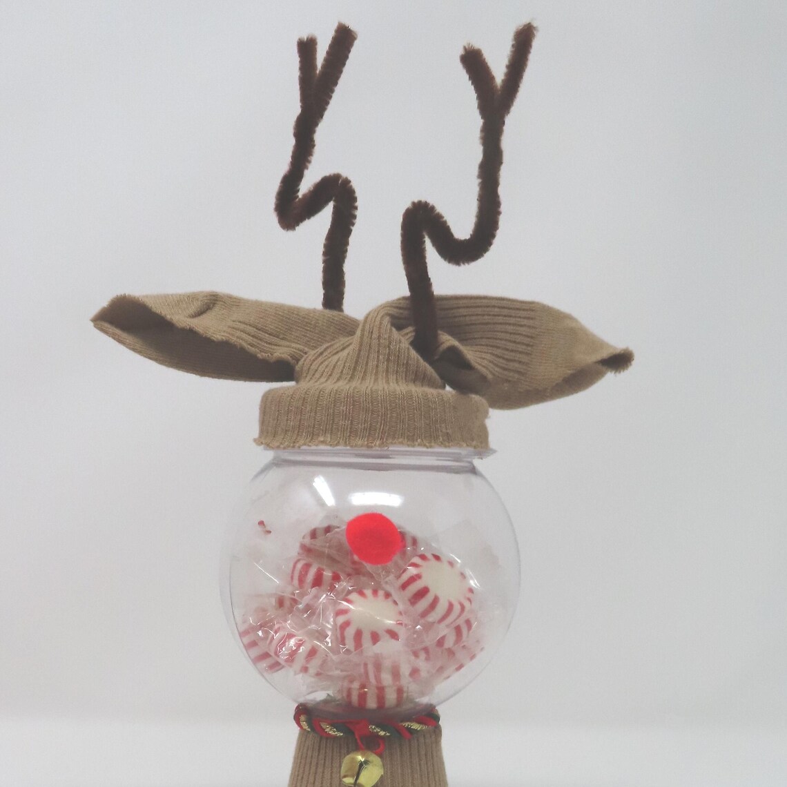 Christmas Craft Kit: Candy Container, Party Favor, Handmade Santa, Elf ...