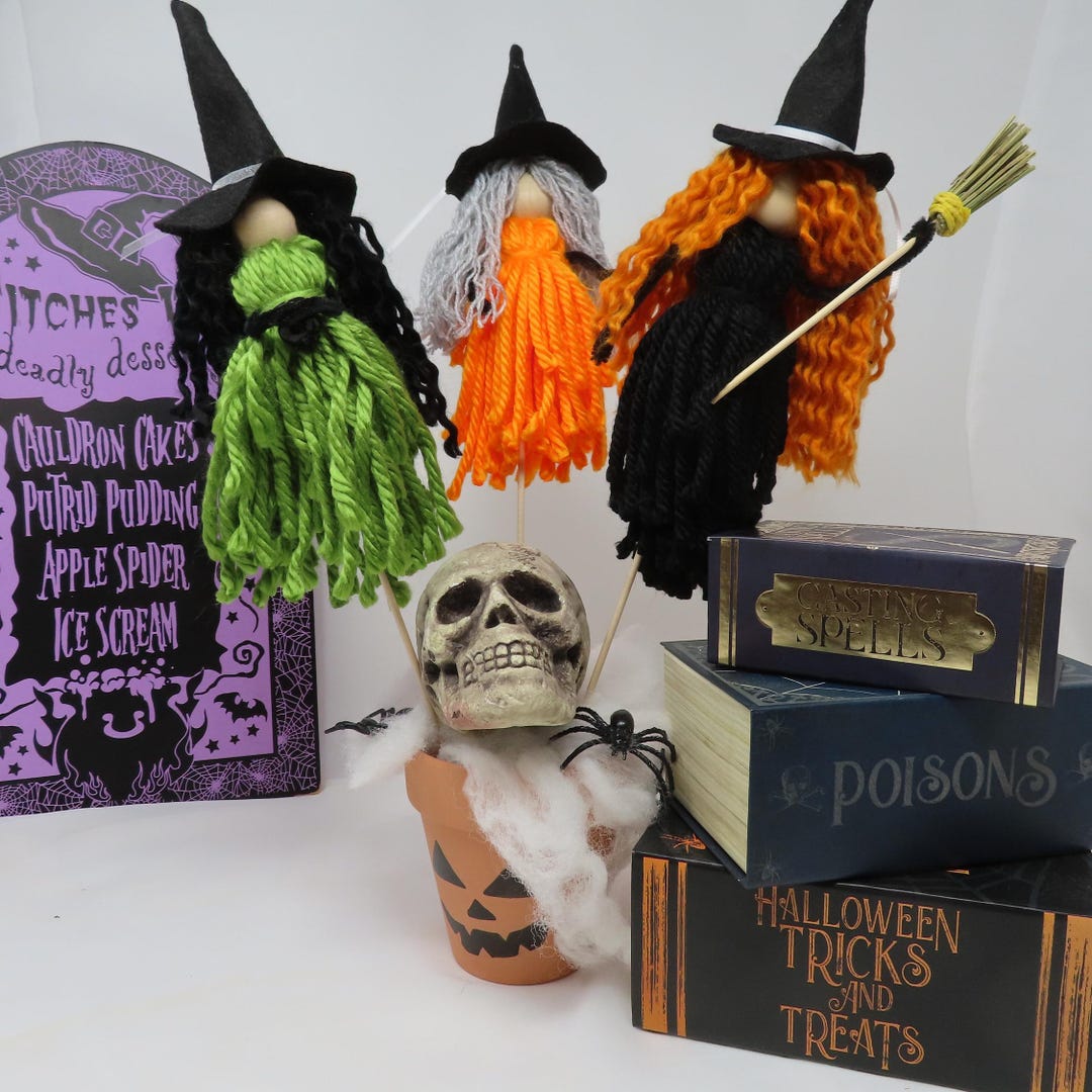 Craft Kit: Halloween DIY Witch Kits, Easy Party Crafts, Party Favor - Etsy