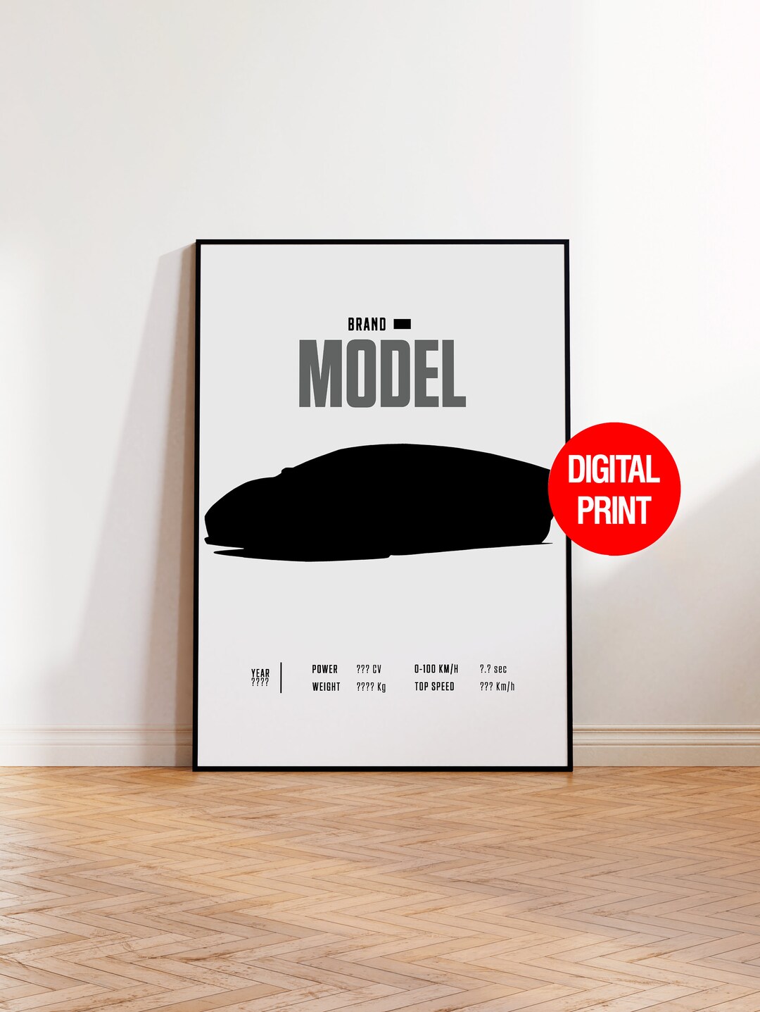 Personalized Car Poster, Digital Print, Car Poster Print, Classic Car ...