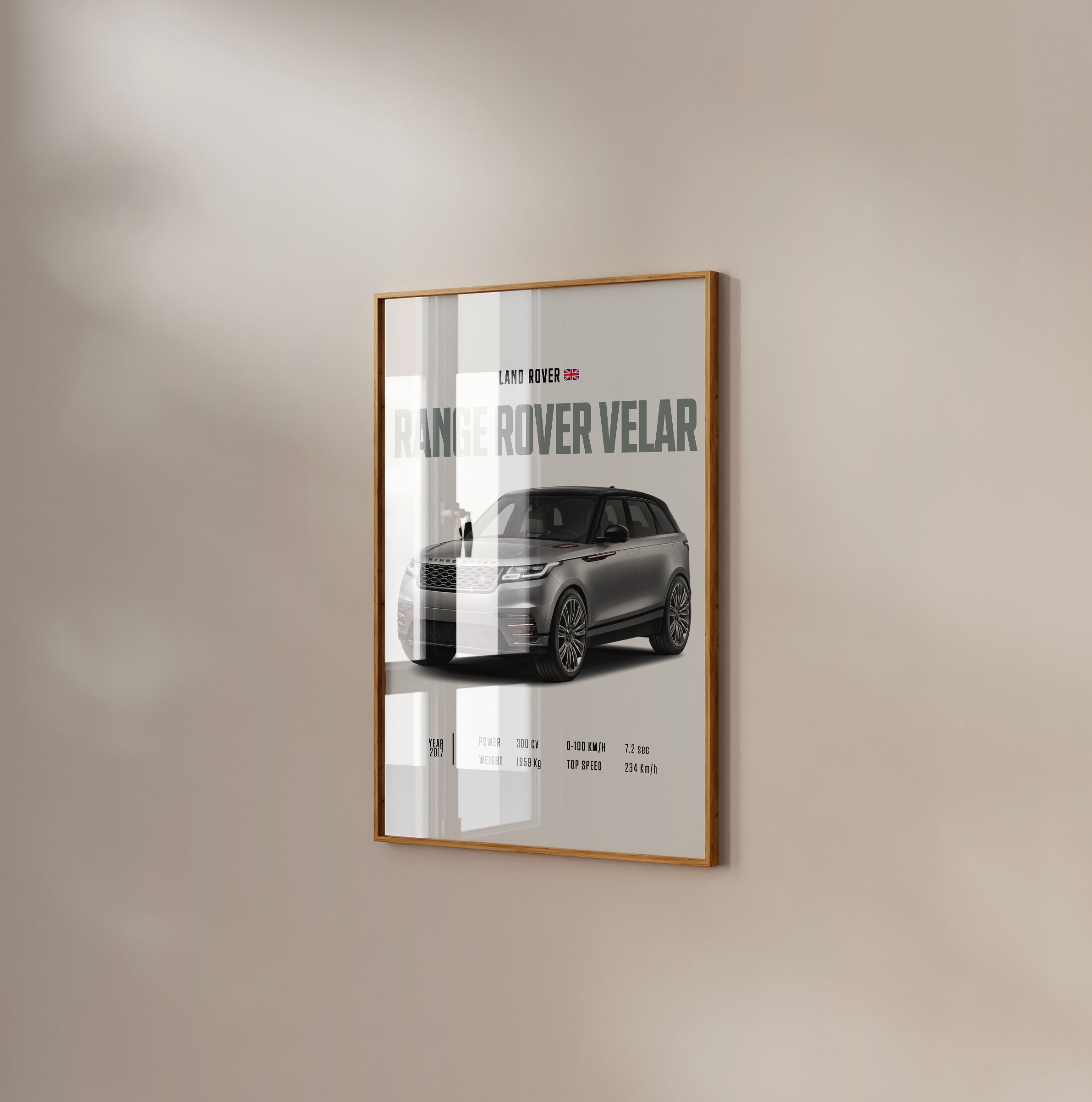 Car Poster Range Rover Velar Car Poster Print Classic Car - Etsy