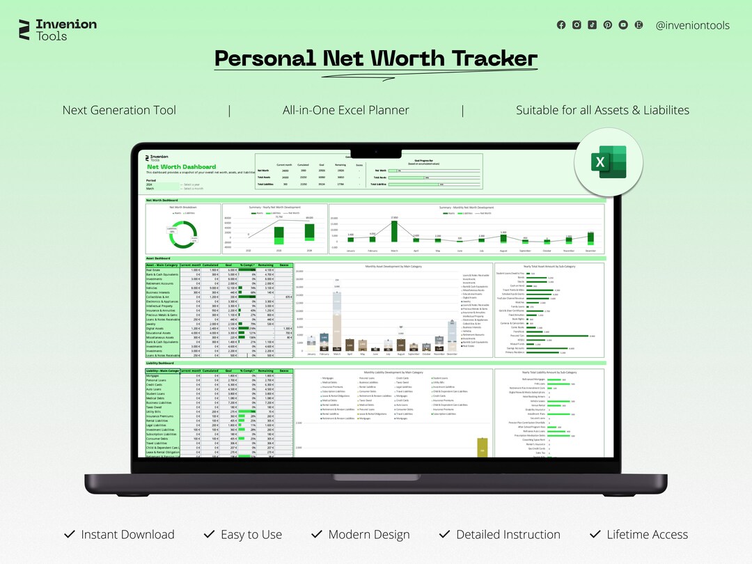Next-generation Net Worth Tracker - Precise Asset, Liability, Income ...