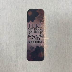 Dark Romance Bookmarks, Trigger Warning Bookmark, Book Marks, Bookmark - Etsy