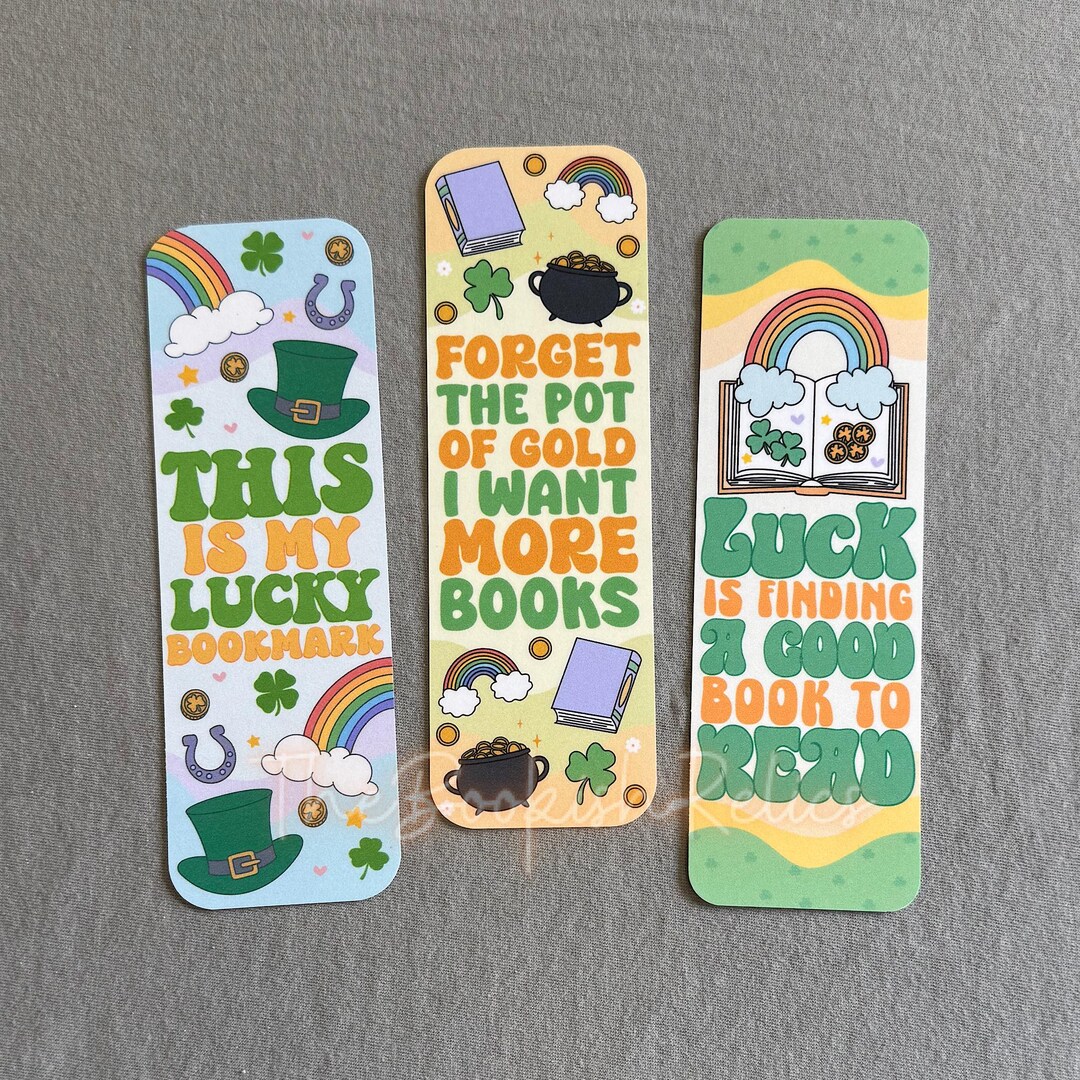 St Patrick’s Day Bookmarks, Reading Accessories - Etsy
