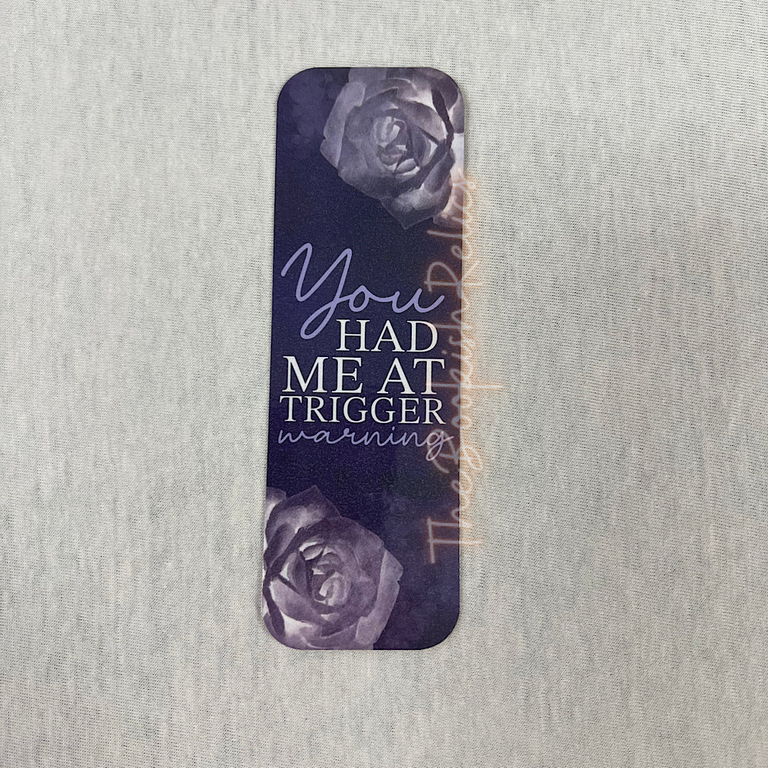 Dark Romance Bookmarks, Trigger Warning Bookmark, Book Marks, Bookmark ...