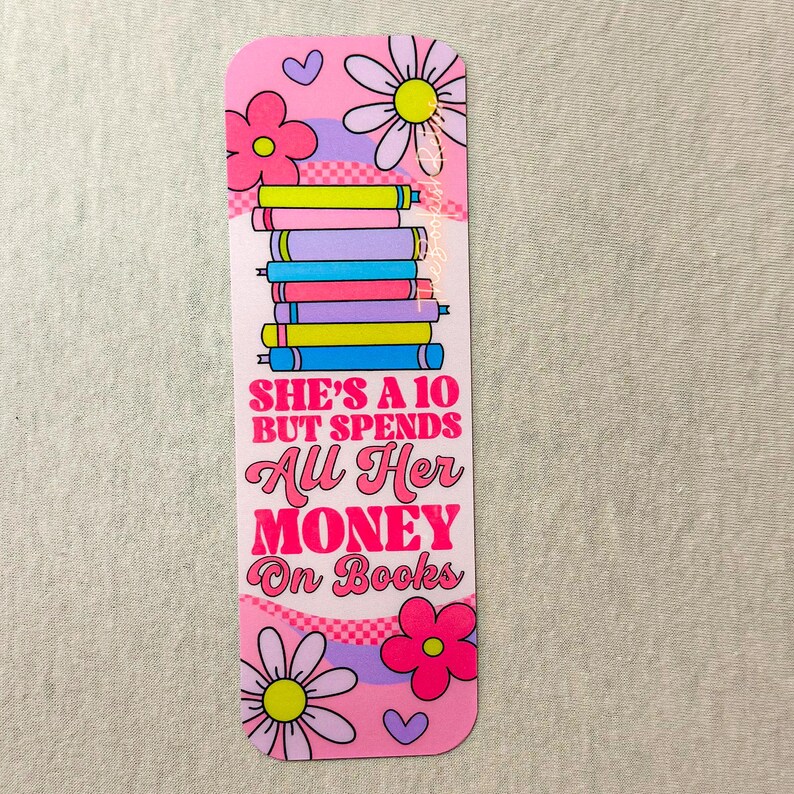 She's a 10 Bookmarks, Tbr Bookmark, Bookmarks, Bookish Merch, Book ...
