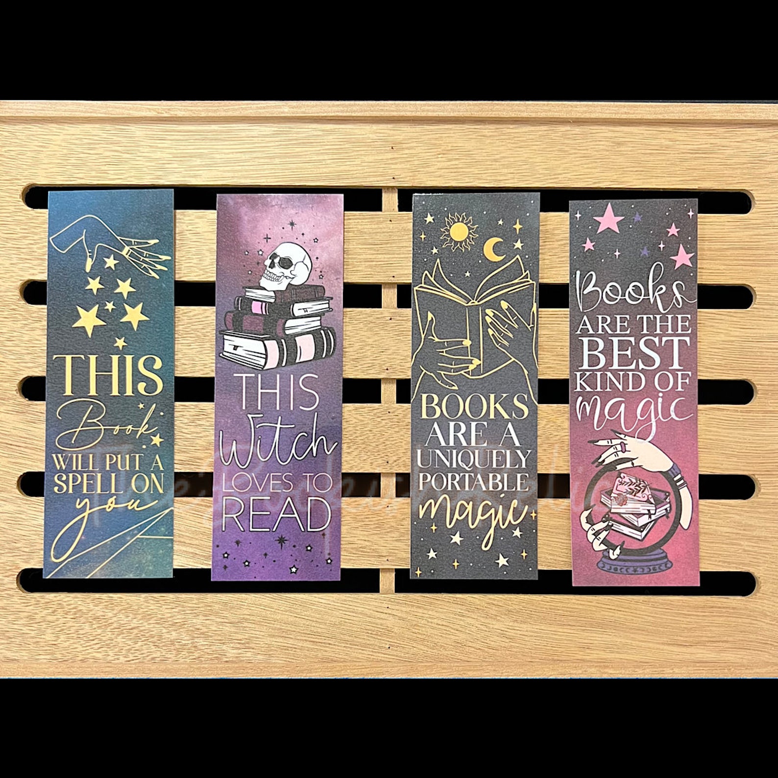 Books Are Magic Bookmarks, Witchy Bookmarks - Etsy