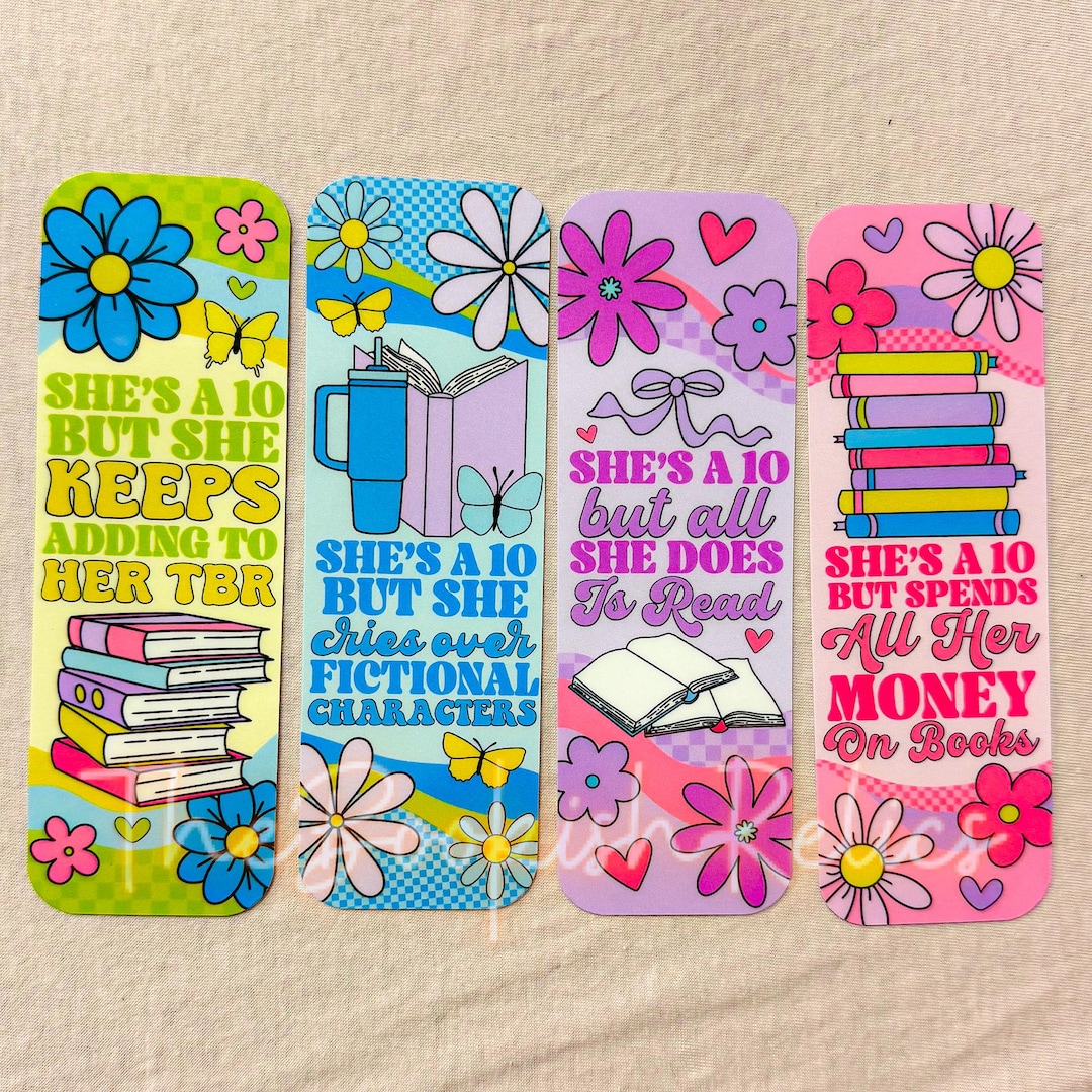 She's a 10 Bookmarks, Tbr Bookmark, Bookmarks, Bookish Merch, Book ...