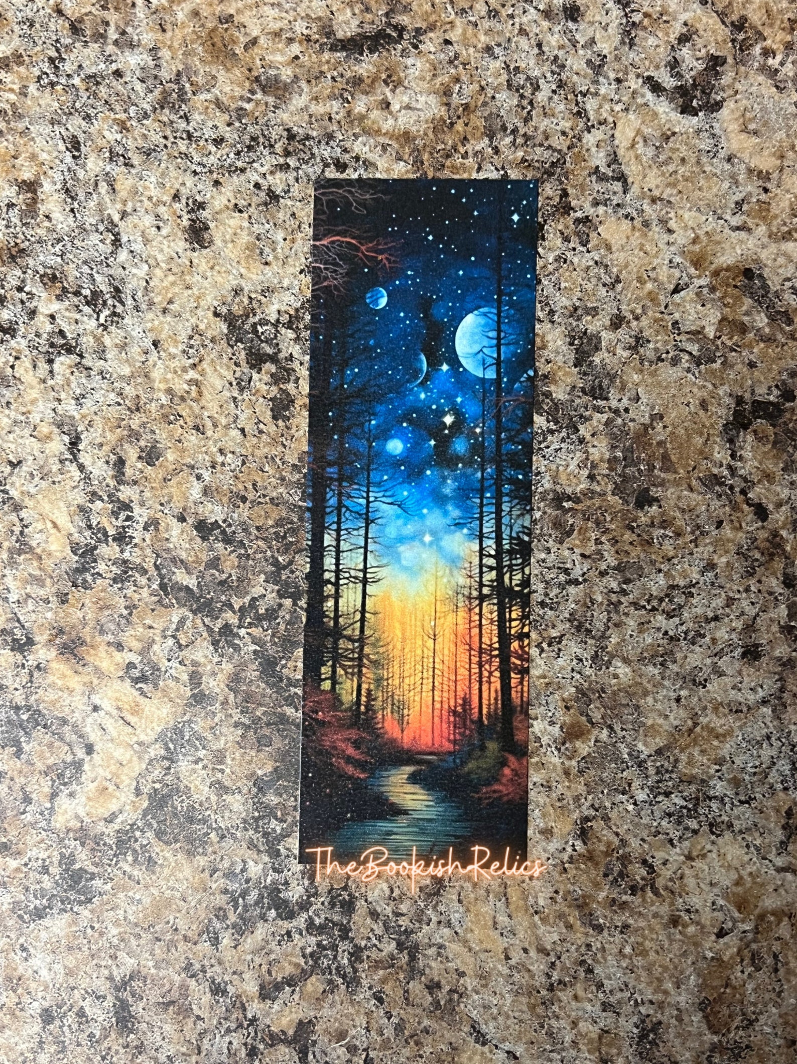 Handmade Night Sky Bookmarks, Sunset & Firefly Designs - Etsy