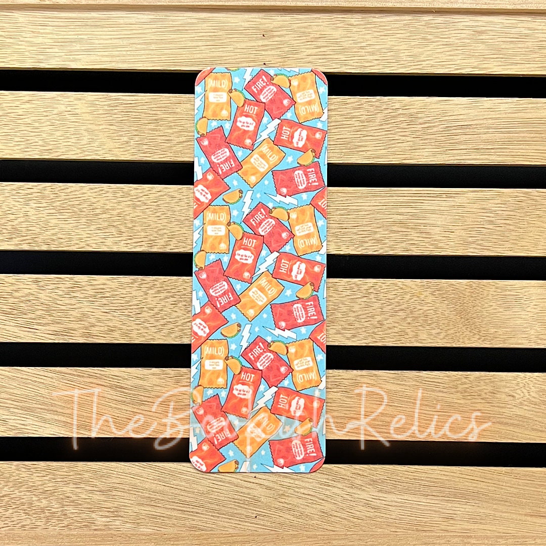 Handmade Taco & Hot Sauce Bookmarks - Etsy