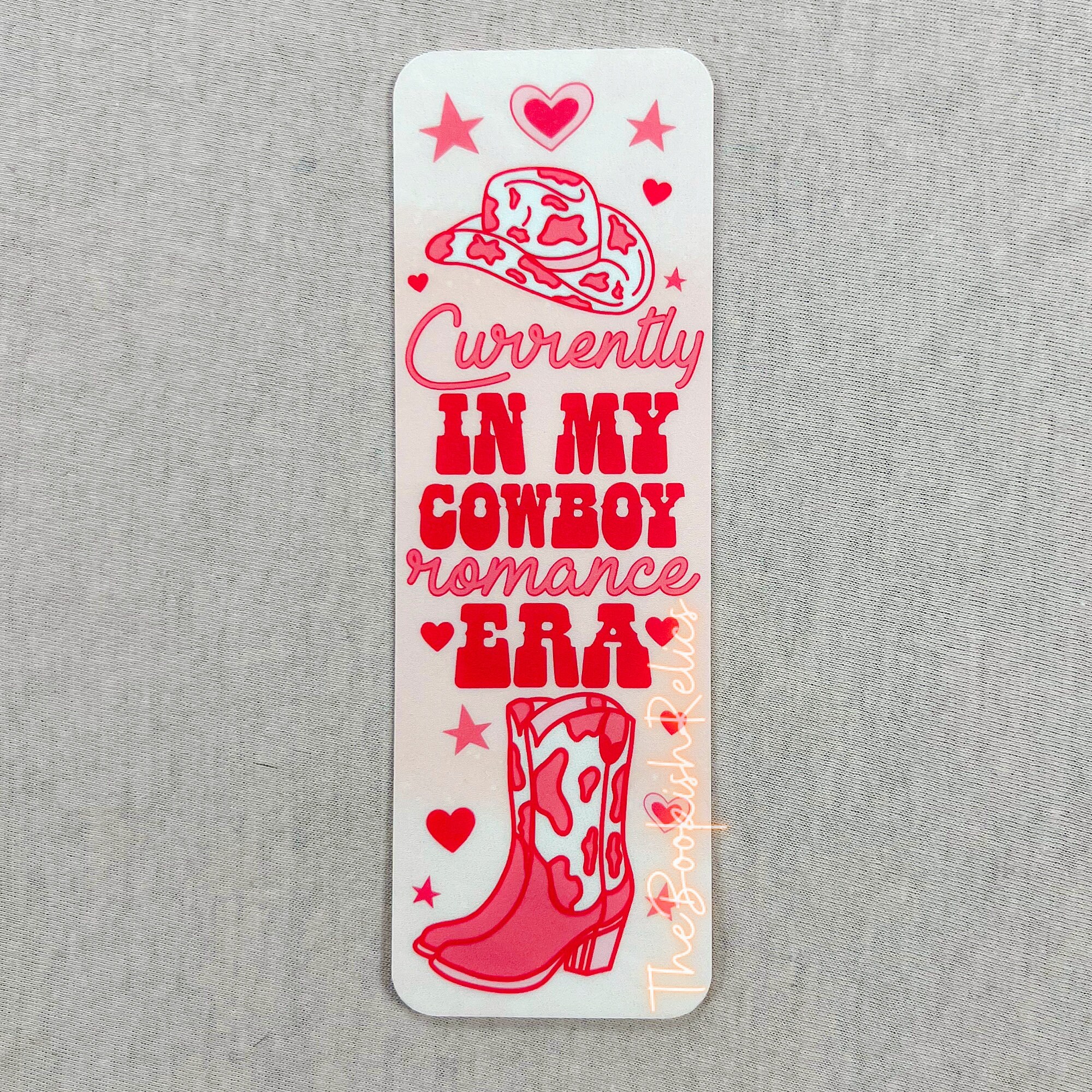 Cowboy Romance Bookmark, Laminated Cardstock, Western Era - Etsy