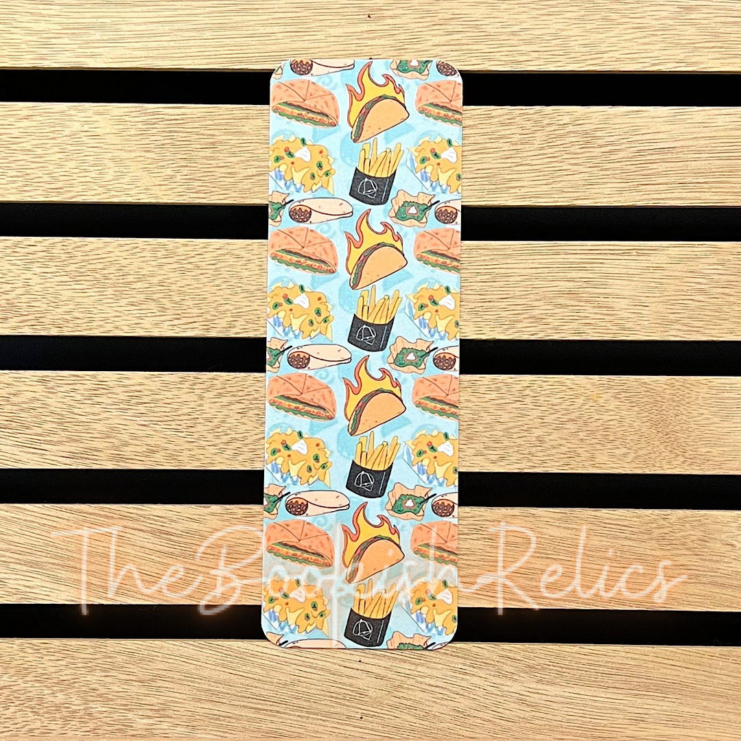 Handmade Taco & Hot Sauce Bookmarks - Etsy