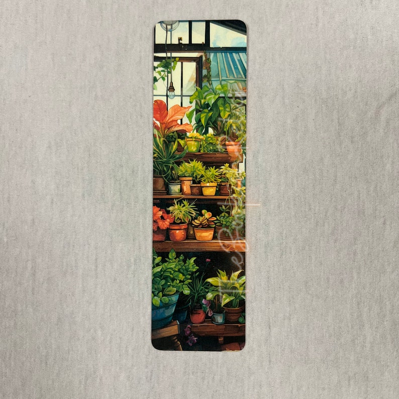 Plants Bookmarks, Greenhouse Bookmark, Garden Book Mark, Botanical ...