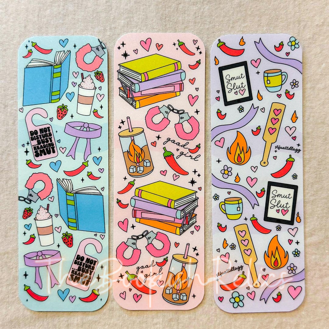 Smut Bookmarks, Spicy Bookmark, Romance Bookmarks. Collage Bookmark - Etsy