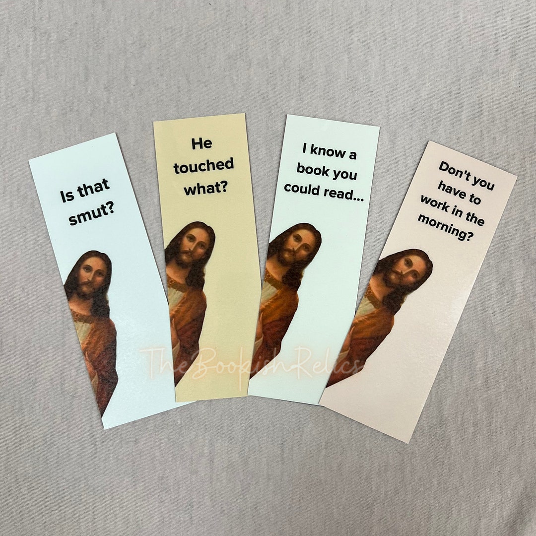 Jesus Smut Bookmarks, Funny Bookmark, Smut Book Mark - Etsy