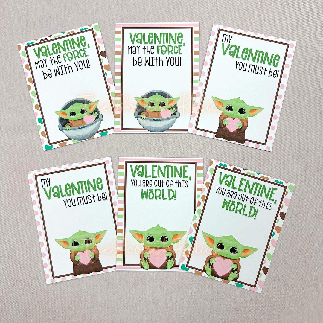Baby Alien Valentines Day Cards Kids Vday Cards Valentines - Etsy