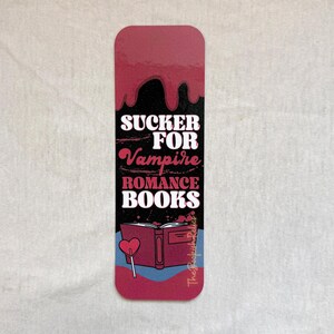 Vampire Romance Bookmarks, Laminated Cardstock, Reading Accessories - Etsy