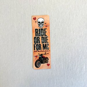 Motorcycle Romance Bookmarks, Motorcycle Bookmark, Romance Book Mark ...