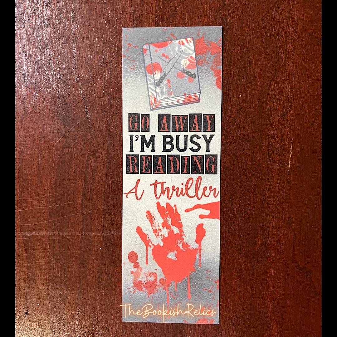 Thriller Bookmarks Books Suspense Books - Etsy