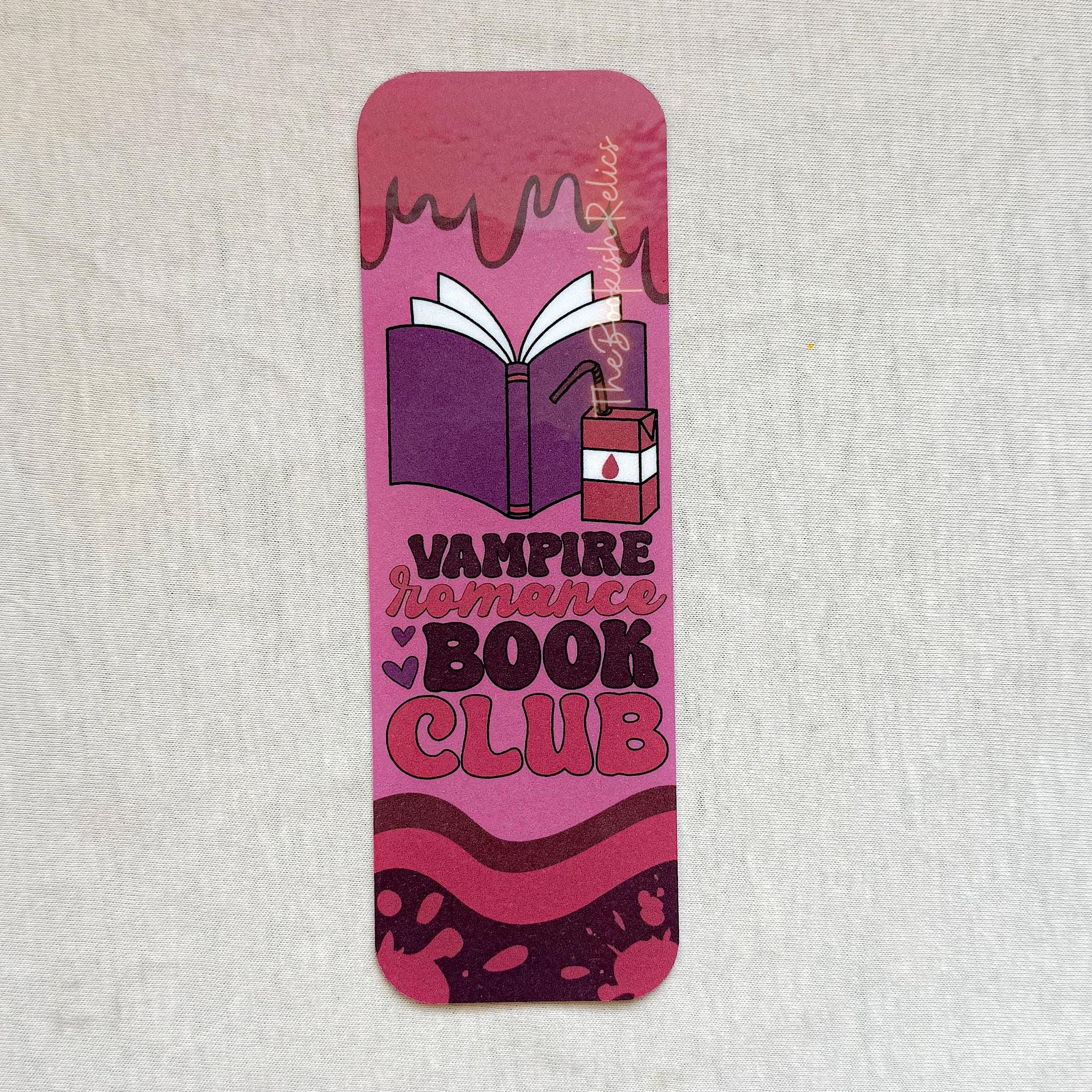 Vampire Romance Bookmarks, Laminated Cardstock, Reading Accessories - Etsy