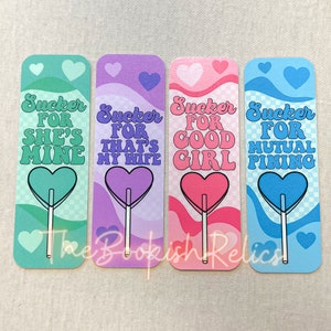 Sucker Bookmarks, Good Girl Bookmark, She's Mine Book Mark, Romance ...