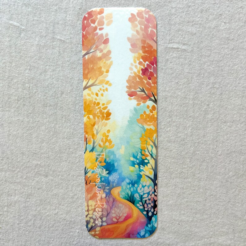 Autumn Bookmarks, Fall Bookmark, Leaves Book Mark, Trees Book Marks - Etsy