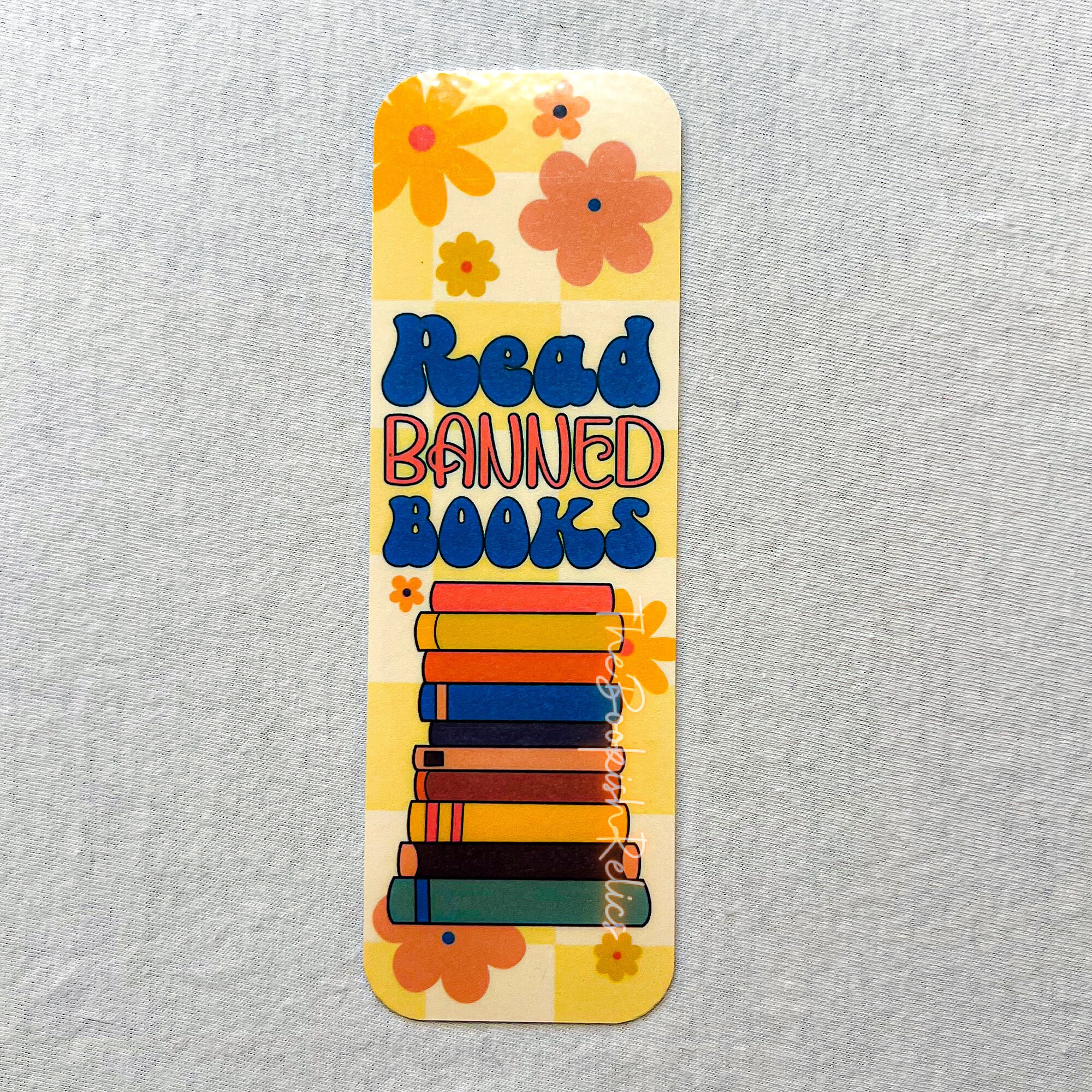 Banned Books Club Bookmark, Laminated Cardstock - Etsy