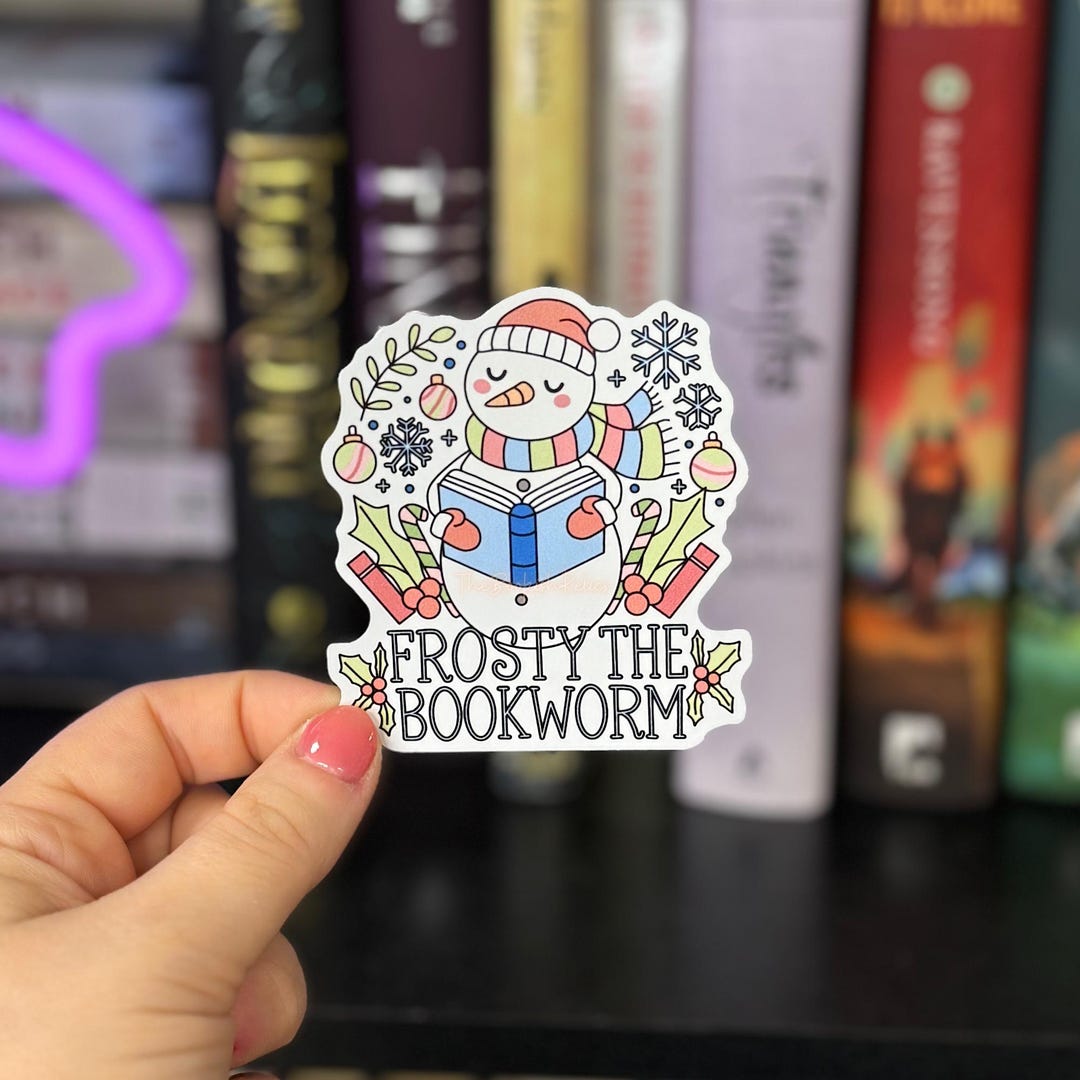 Frosty the Snowman Sticker, Frosty Vinyl Decal, Snowmen Decals, Reading ...
