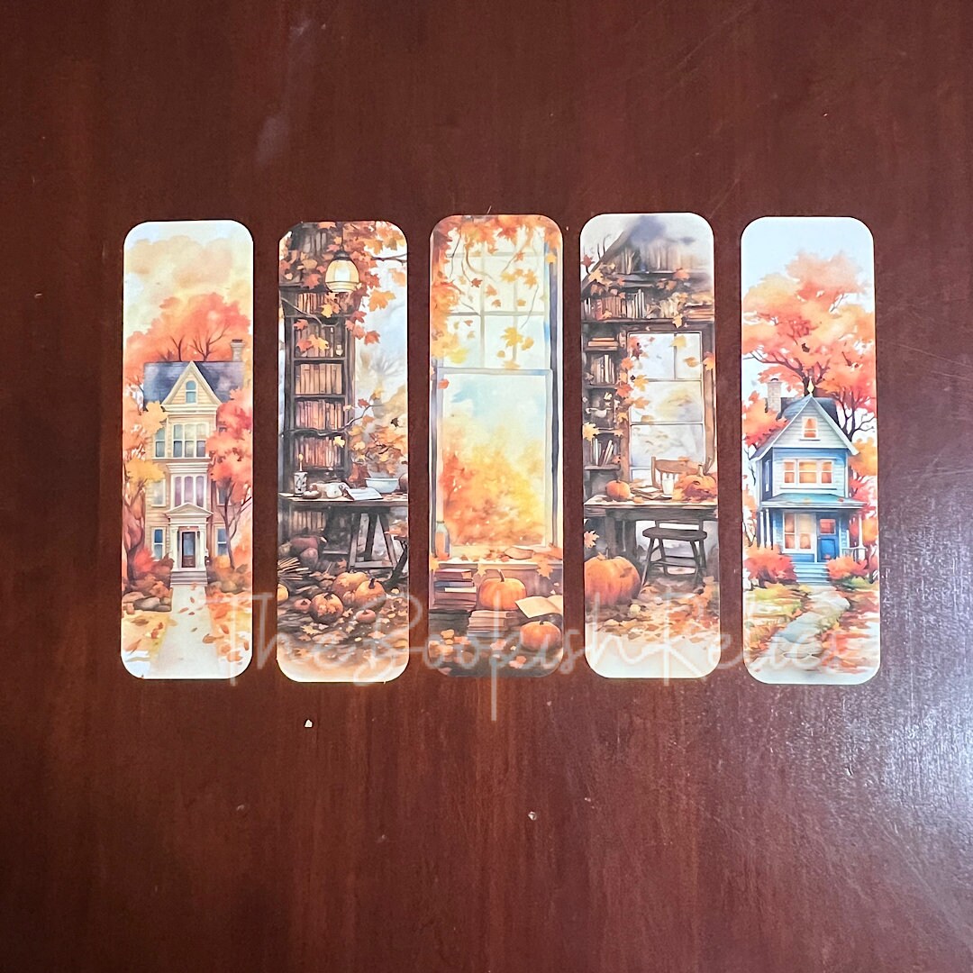 Autumn Bookmarks, Leaves Bookmark, Book Mark - Etsy