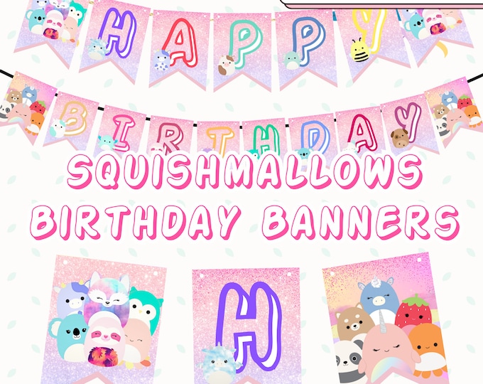 Cute Squish Birthday Girl PNG, Kawaii Squish Birthday SVG, Kawaii SVG ...