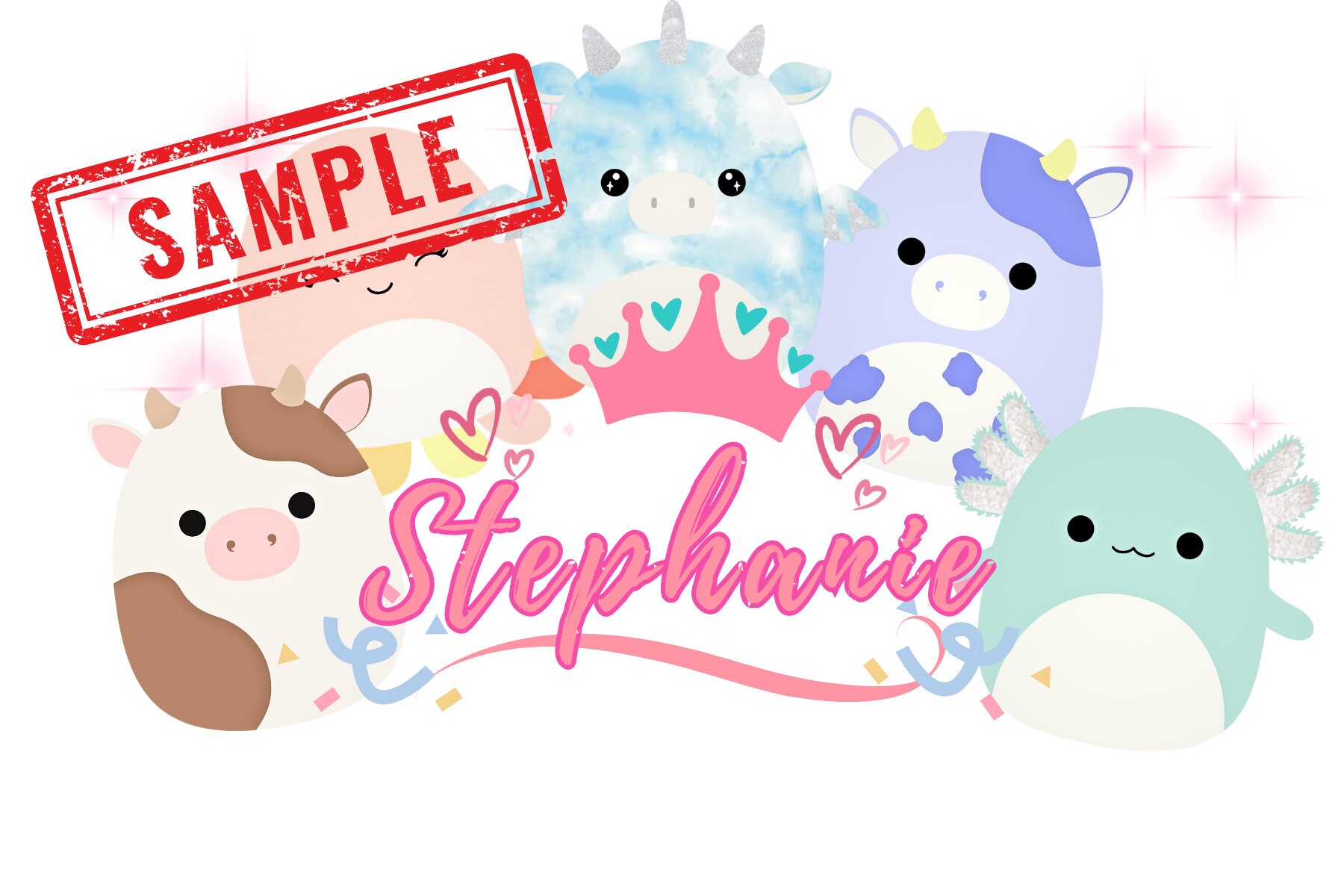 Custom Name Cute Squish PNG, Kawaii Squish SVG, Kawaii SVG, Squish ...