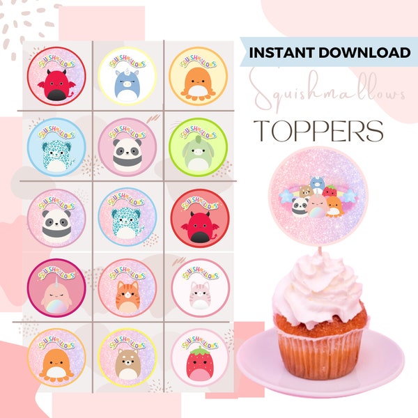 Squish SVG, Kawaii Characters SVG, Squish and Friends PNG, Cute Unicorn ...