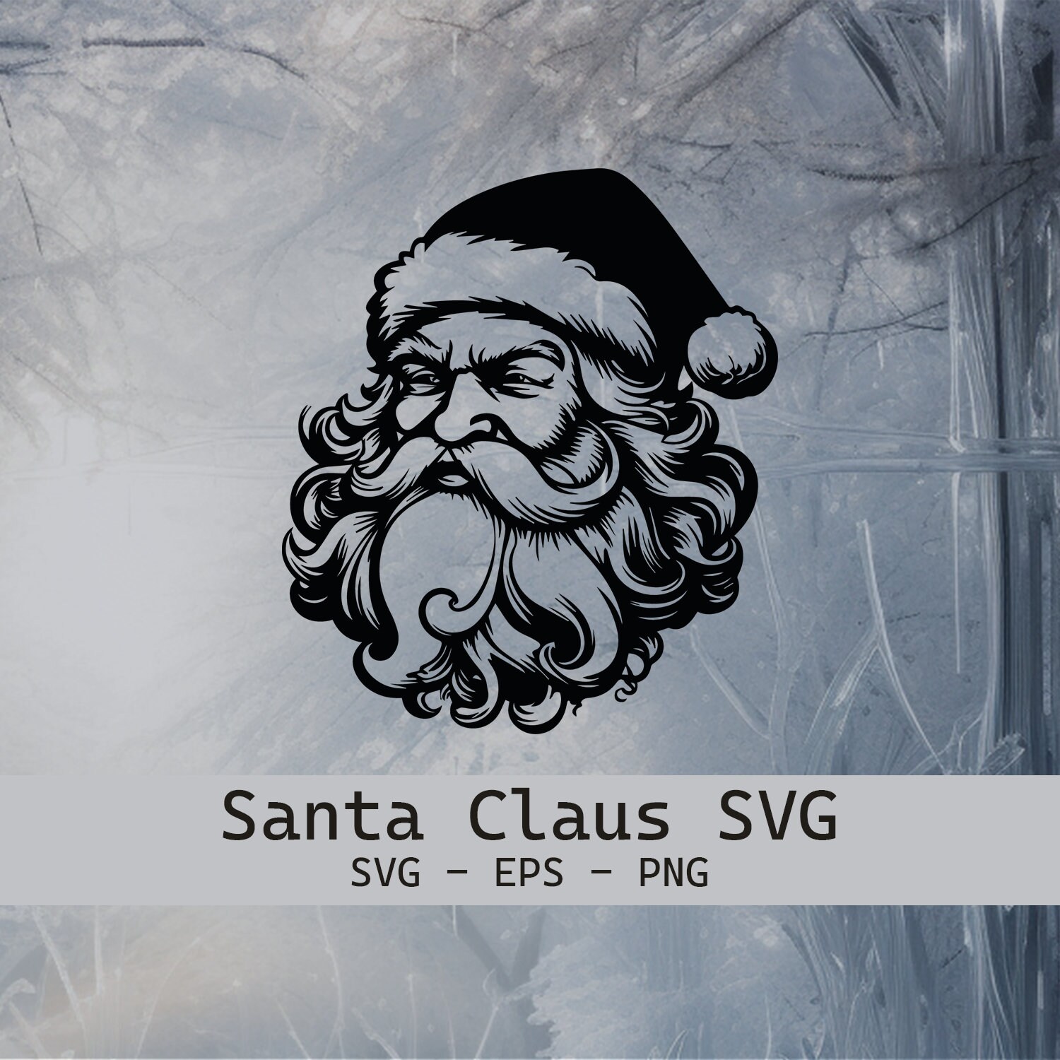 Santa Claus - Father Christmas SVG | Digital File | Svg + Eps + Png ...