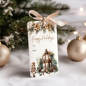 Merry Christmas Gift Tag Printable, Printable Christmas Gift Tag ...