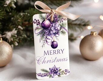 Merry Christmas Gift Tag Printable, Printable Christmas Gift Tag ...