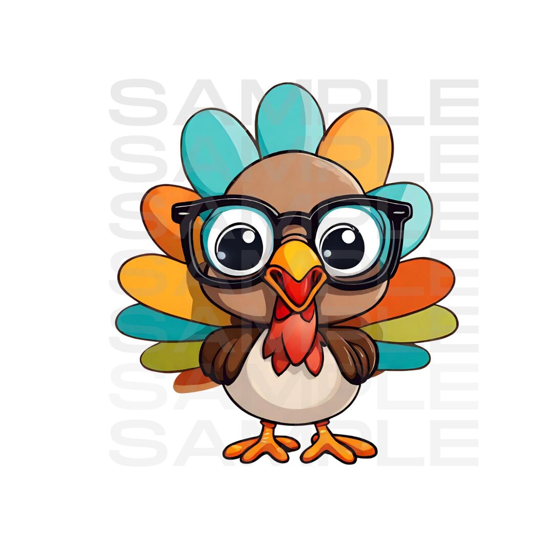 6 Turkey Clipart Bundle-turkey Png-turkey Clipart-thanksgiving Clipart ...