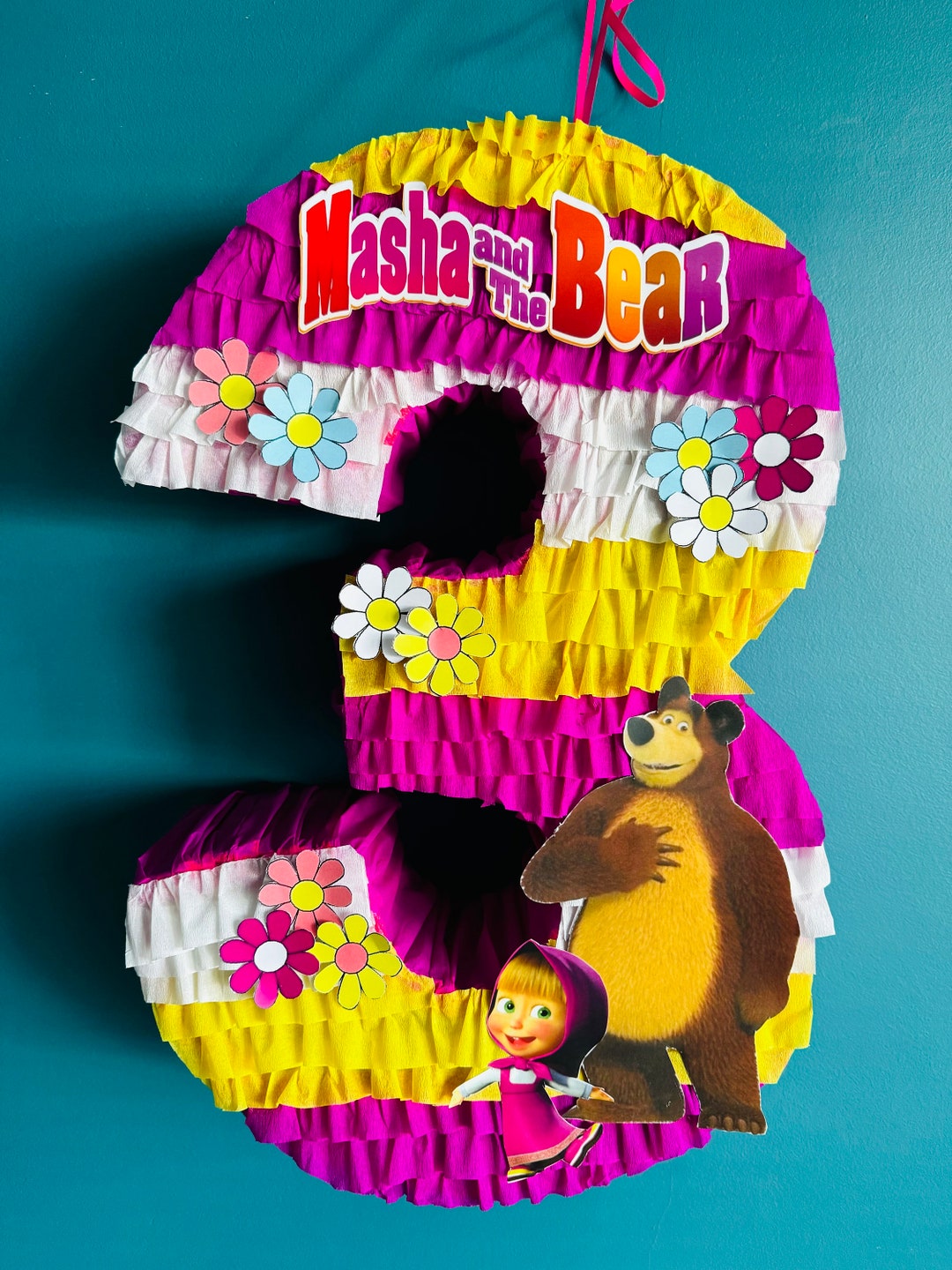 Masha and the Bear Themed Pinata - Etsy