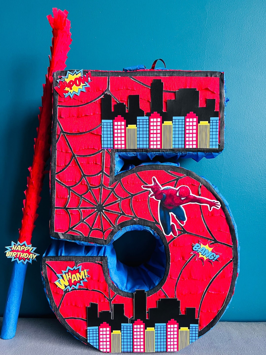 Spiderman Themed Pinata - Etsy